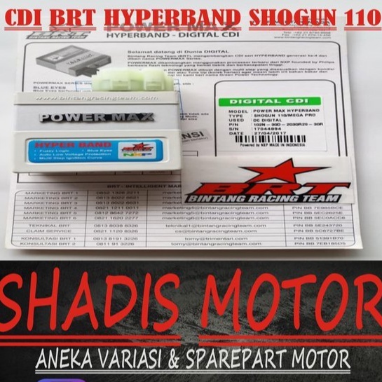 Jual CDI Motor Merk BRT Tipe Hyper Band Motor Shogun 110 | Shopee Indonesia