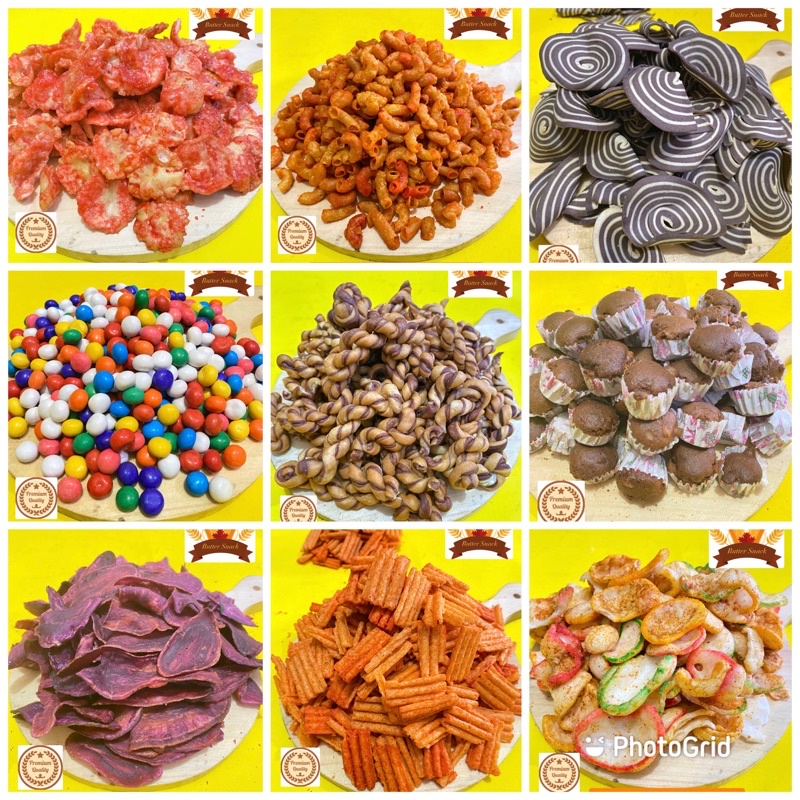 Jual (BUTTER SNACK) SNACK TERLENGKAP MURAH JAJANAN KUE KERING CAMILAN ...