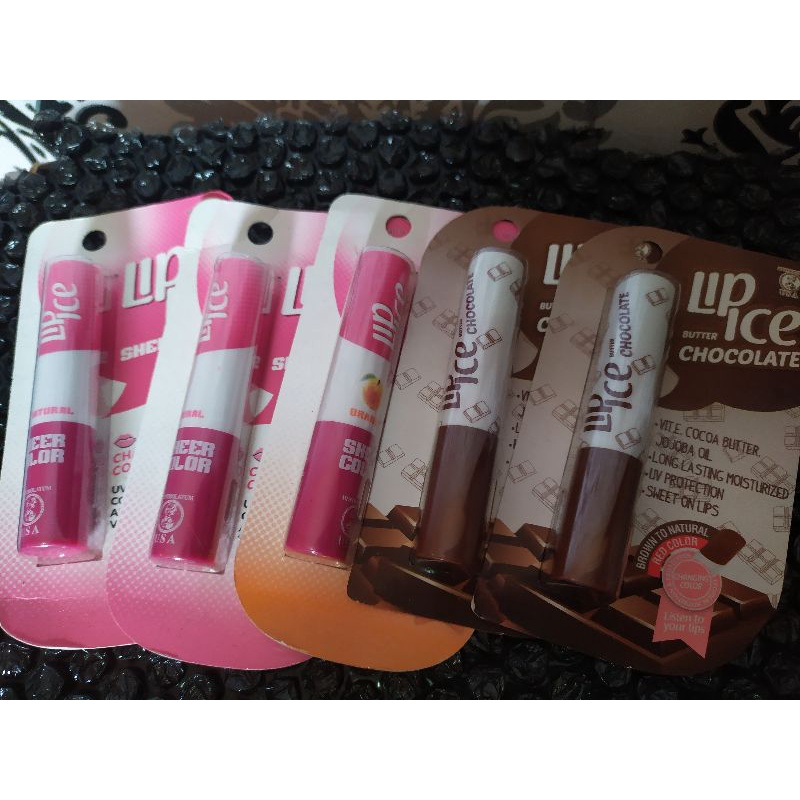 Jual Lip lce Sheer Color Natural lip ice sheer coklat sheer strawbary2 ...