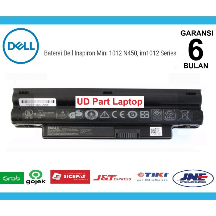 Jual Baterai Dell Inspiron Mini 1012 N450, im1012 Series | Shopee Indonesia