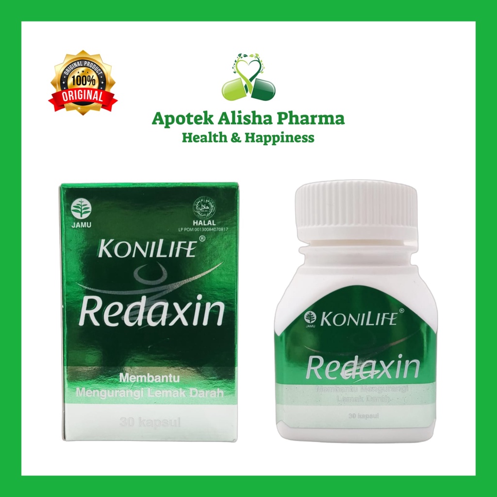 Jual Konilife Redaxin Box isi 30 Kapsul Konimex Suplemen Herbal Angkak ...