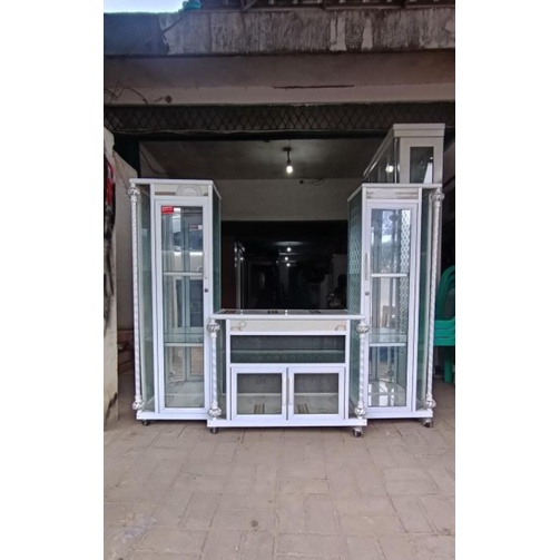 Jual Bufet tv alumunium, meja tv, lemari hias alumunium, bufet tv hias ...