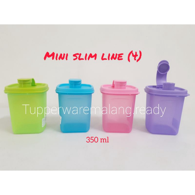 Jual MINI SLIM LINE TUPPERWARE TEMPAT MINUM BOTOL / KECAP SAUS GELAS ...