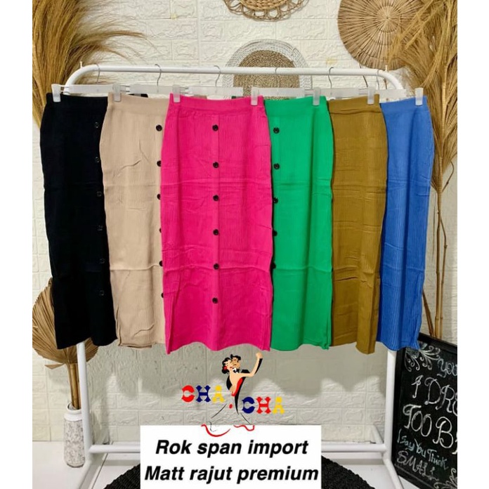 Jual CHASHOP - SALE 132K ROK SPAN RAJUT / ROK RAJUT IMPORT/ ROK KANCING ...