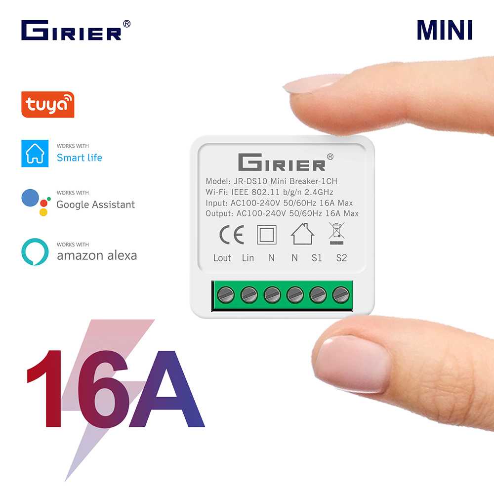 Jual GIRIER TUYA Mini Smart WiFi Switch 2 Way Control Module - AP ...