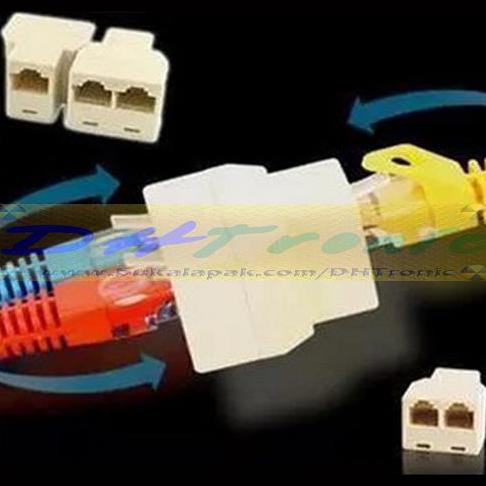 Jual Ba-103-S Rj45 Splitter 1-2 Ethernet Lan Divider Network Adapter ...
