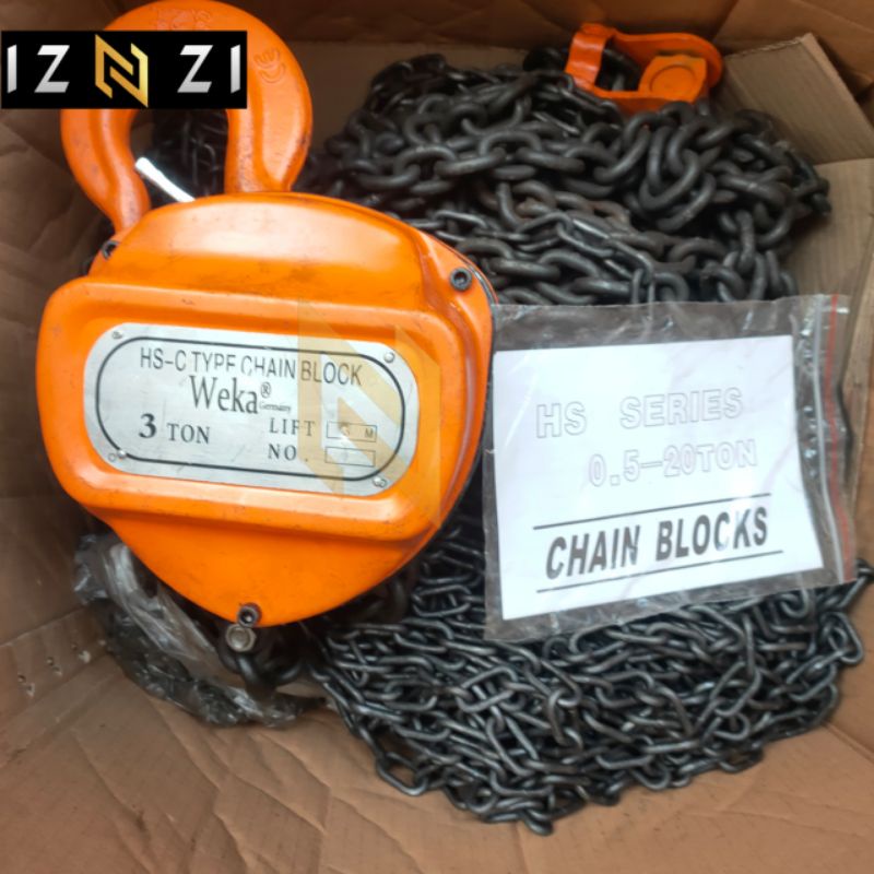 Jual Chain Block 3 Ton 10 Meter WEKA Germany Takel 3 Ton x 10 Meter ...
