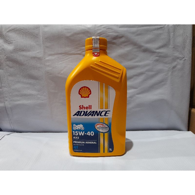 Jual Oli Shell AX5 4T 15W-40 1L Asli Original Shell | Shopee Indonesia