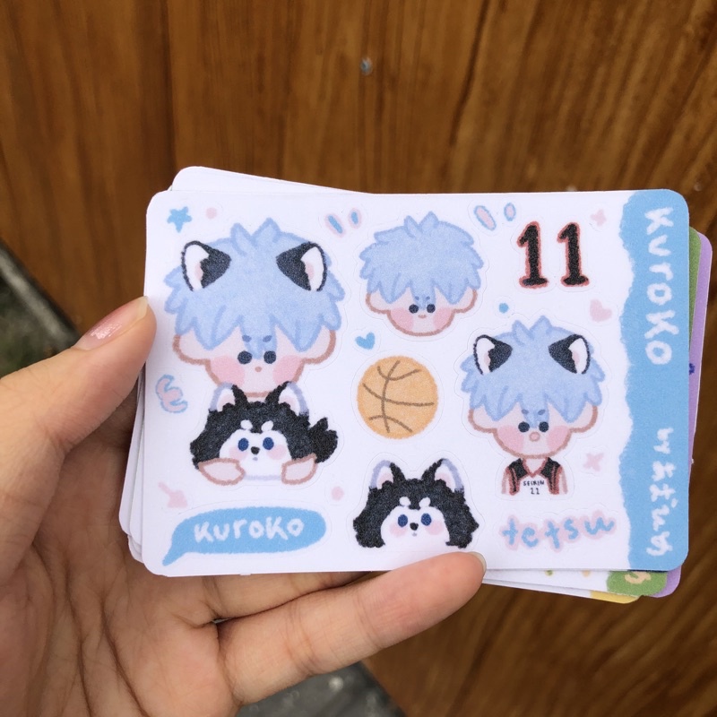 Jual Kuroko no Basuke Sticker Collection | Stiker Anime KnB kuroBas ...