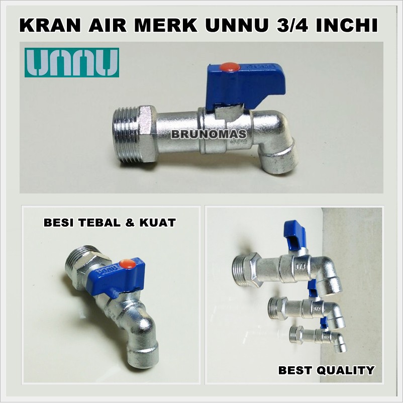 Jual UNNU GT-03 (3/4 inc) Keran Air - Kran Air Besi Tebal | Shopee ...