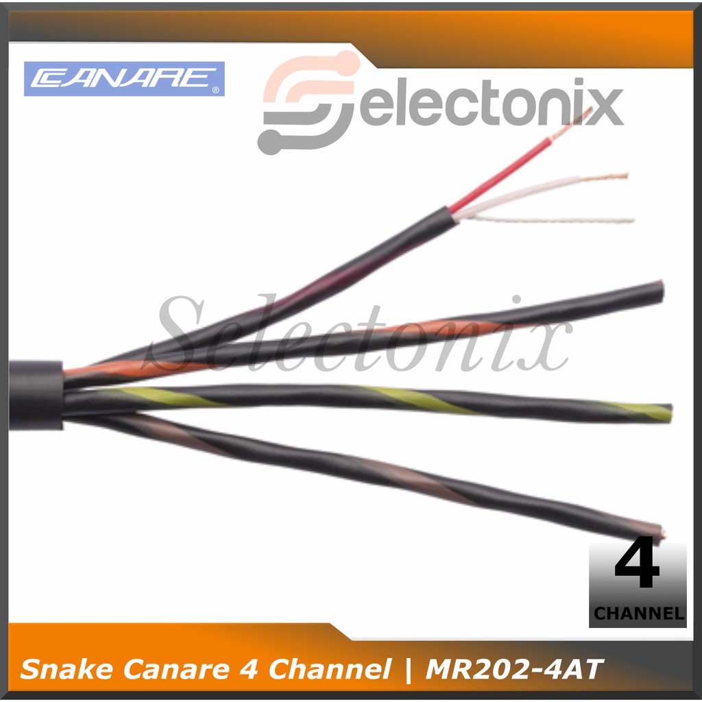 Jual Kabel Snake Canare 4 Channel MR202-4AT [1m] | Shopee Indonesia