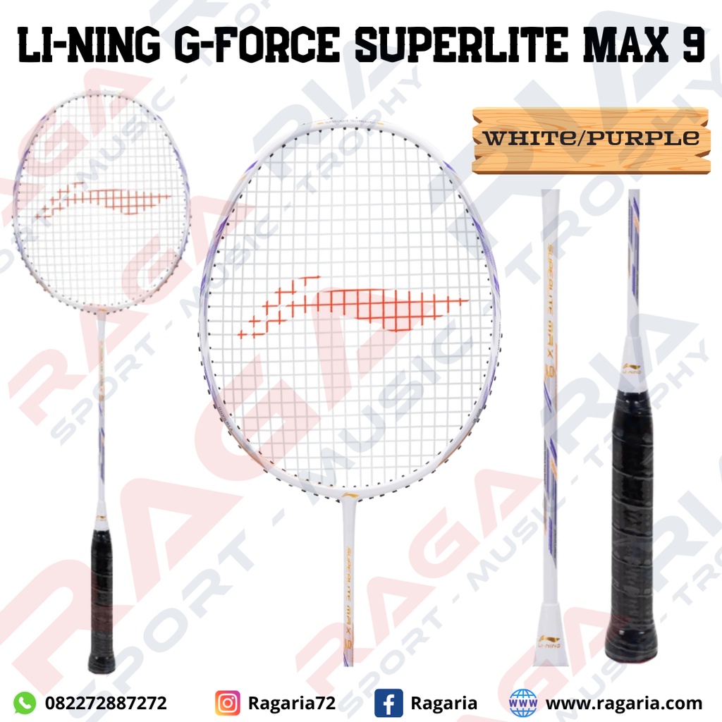 Jual Raket Badminton LI-NING G-FORCE SUPERLITE MAX 9 | Shopee Indonesia