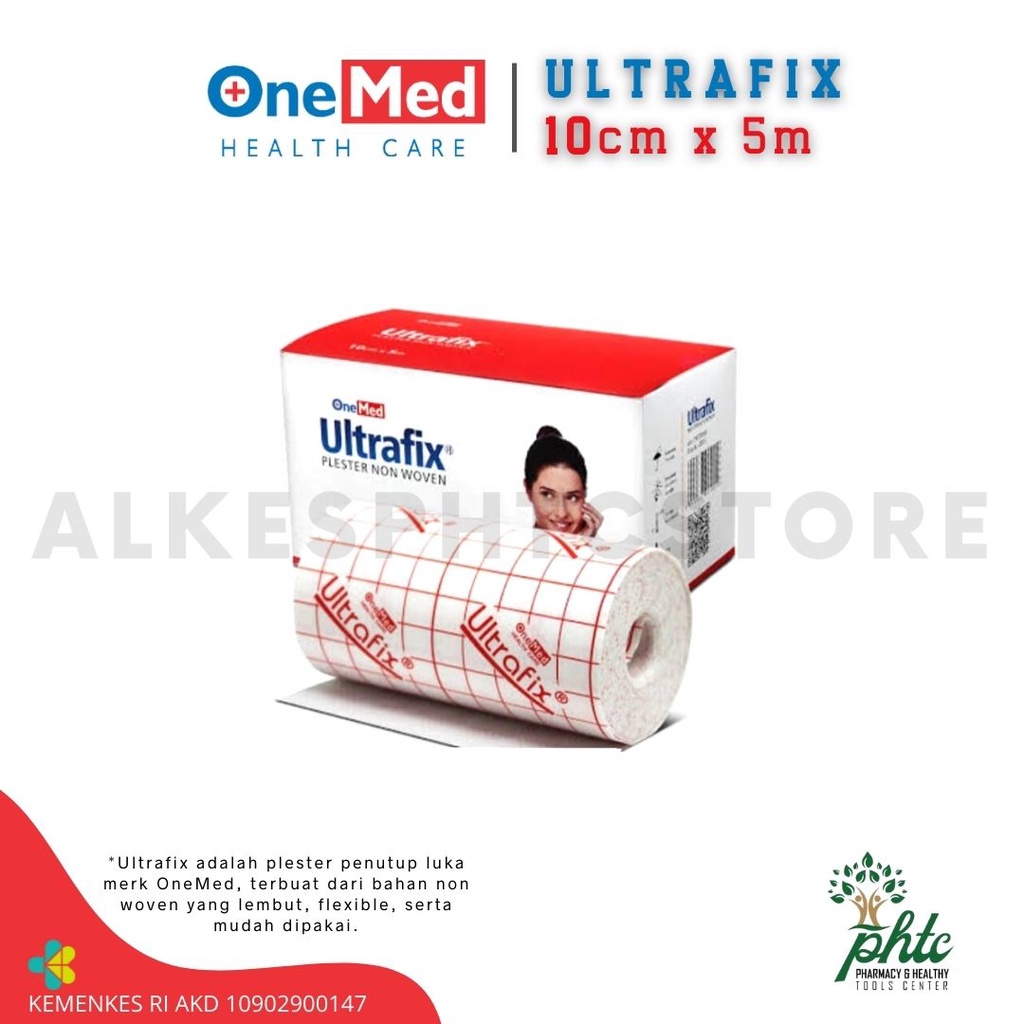 Jual ONEMED Ultrafix 10cm x 5m l Plester Non Woven Ultra fix | Shopee ...