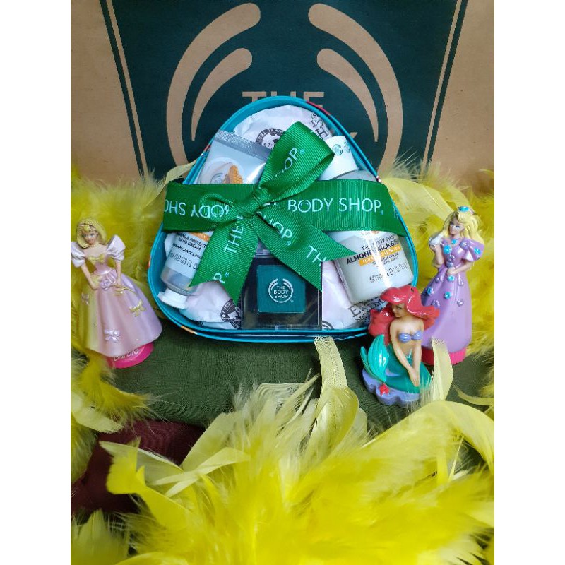 Jual A3 Seserahan nikah the body shop vanilla chai / gift set mango the ...