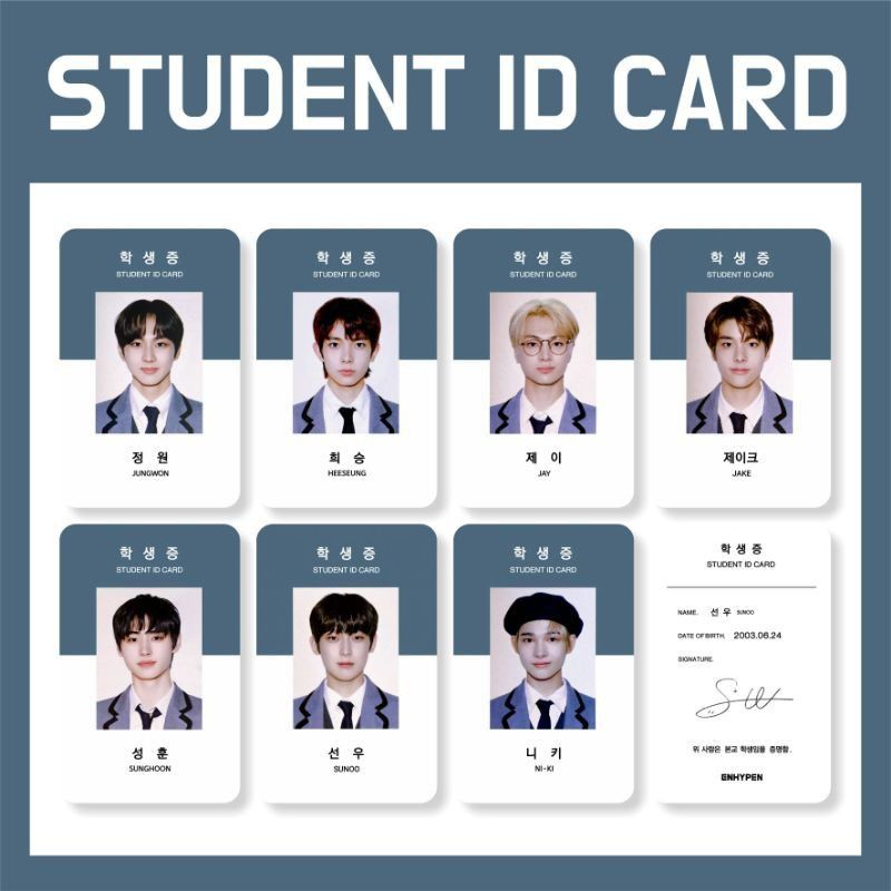 Jual ENHYPEN - STUDENT ID CARD | Shopee Indonesia