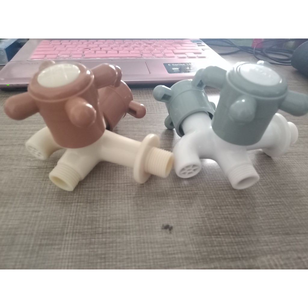 Jual KRAN DOUBLE SHOWER / KRAN CABANG PVC DOLPHIN 1/2" | Shopee Indonesia