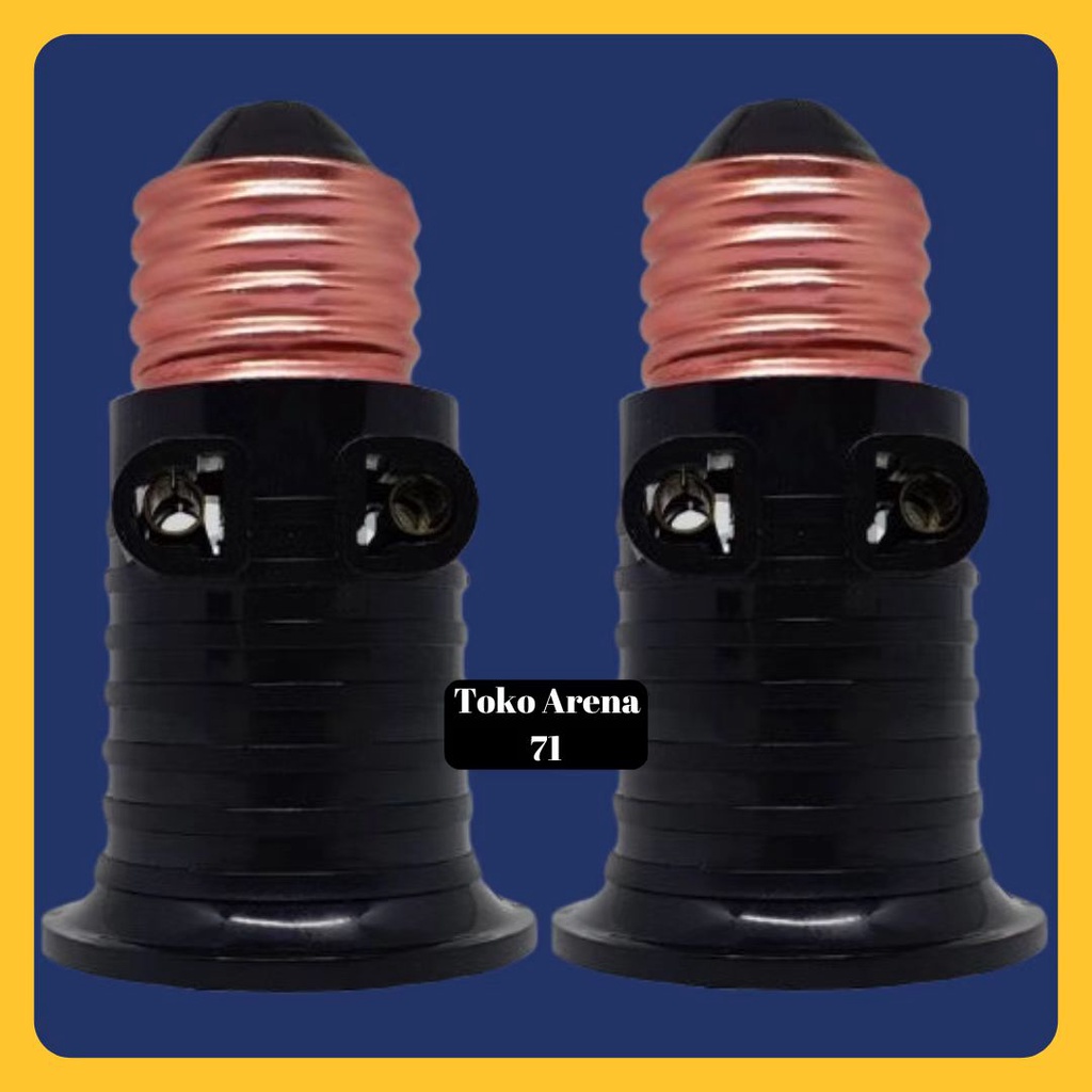 Jual Fitting Kombinasi Fitting Lampu Kombinasi DUTRON Warna Hitam Putih ...