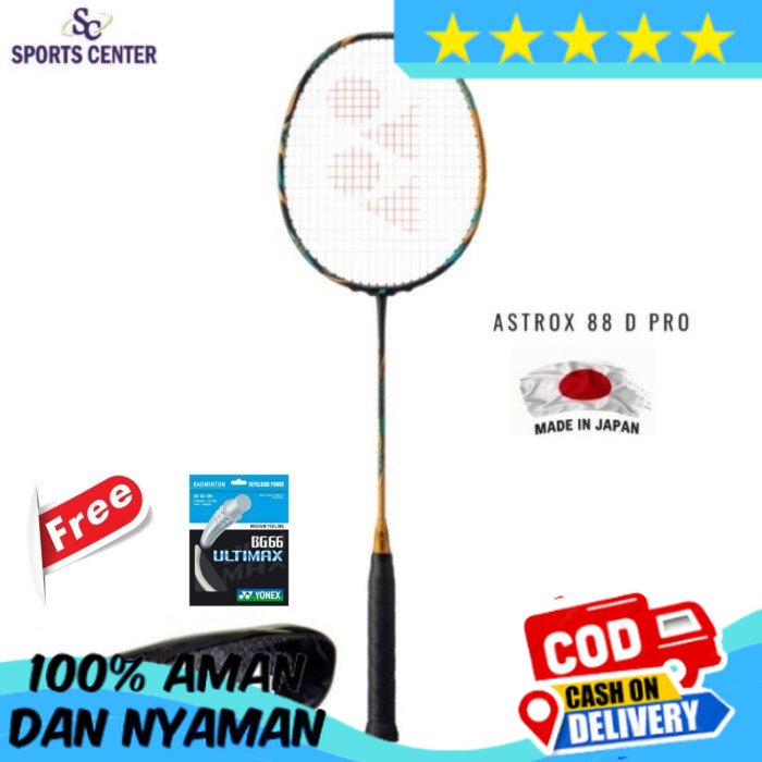 Jual (COD) New Raket Badminton Yonex Astrox 88 D PRO / 88D PRO | Shopee ...