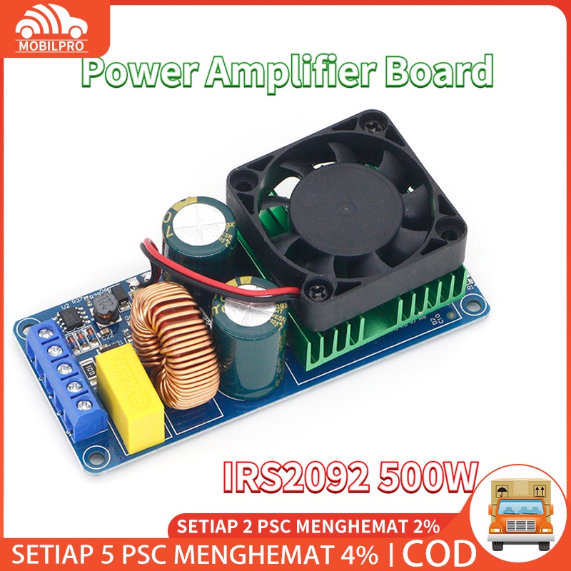 Jual IRS2092S Papan Amplifier Hifi Digital High Power 500W Class D Mono Super LM3886 | Shopee ...