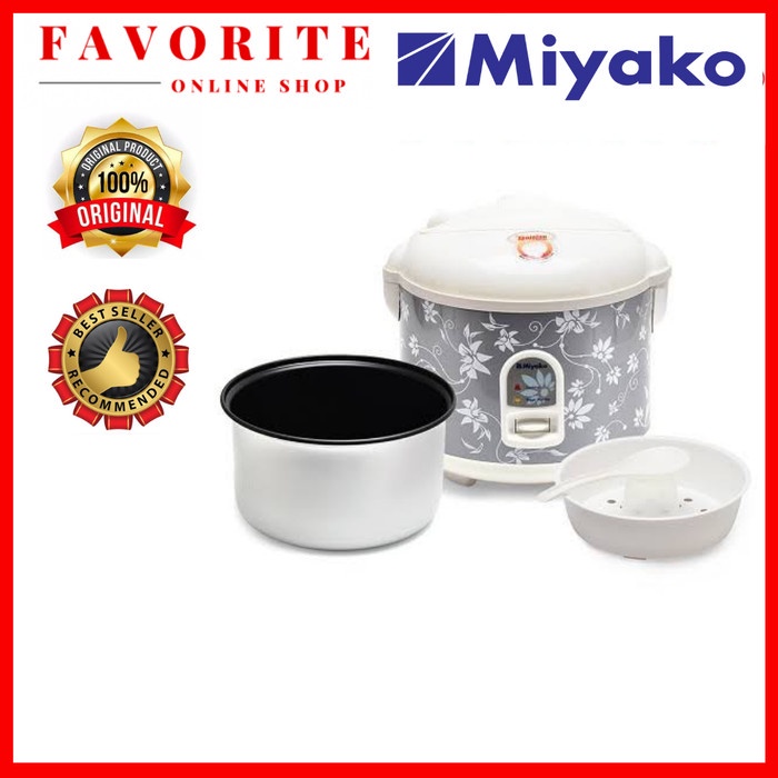 Jual MAGIC COM MIYAKO MCM 528 SILVER ORIGINAL RICE COOKER MCM-528 ...