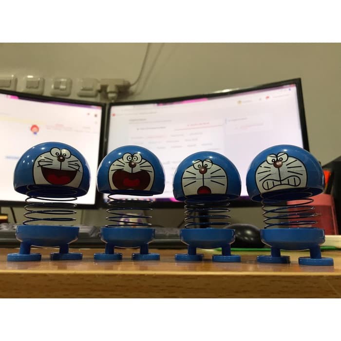 Jual Boneka Emoji Doraemon Emoticon Spring Shaking Head Doll Dashboard ...