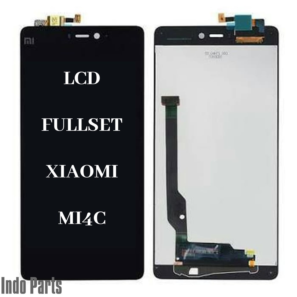 Jual LCD Fullset Xiaomi MI 4C MI4C Touchscreen AAA Contras Main Black ...