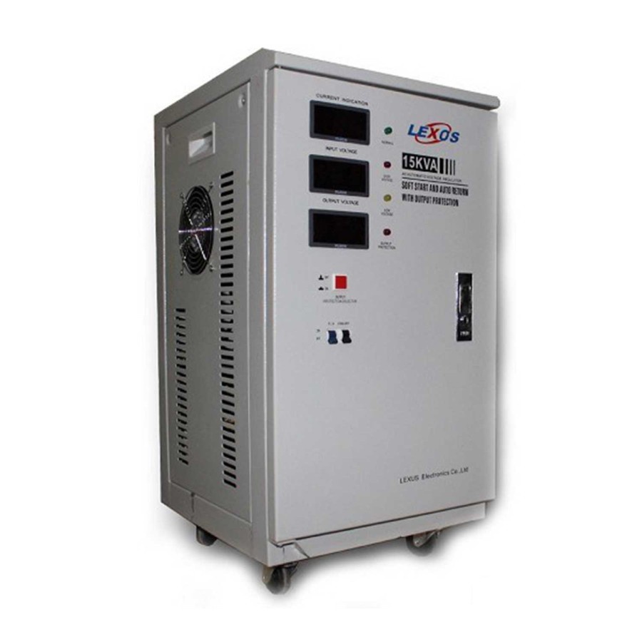Jual LEXOS Stabilizer Listrik Tipe SVC 15 KVA Digital 1 Input Single Phase | Shopee Indonesia