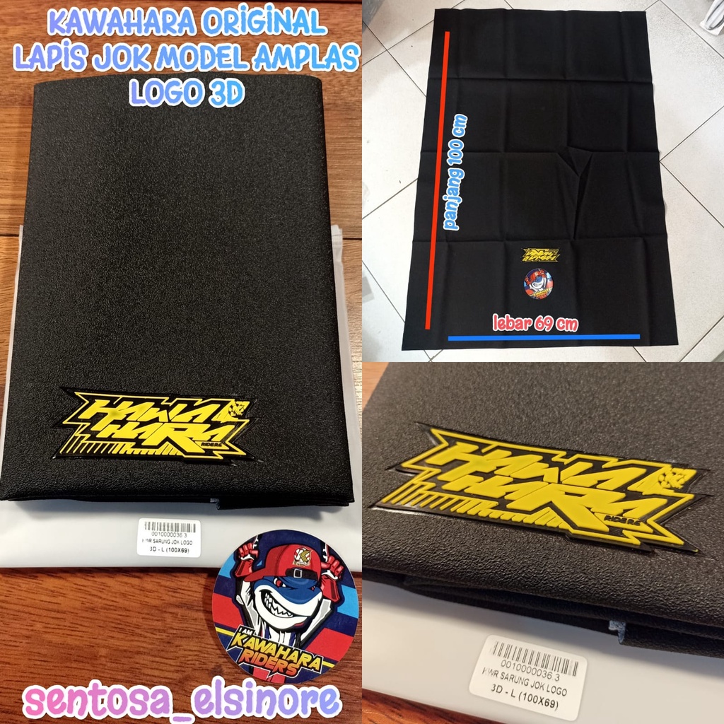 Jual LAPIS JOK LAPIS SADEL KAWAHARA MODEL PASIR/AMPLAS LOGO 3D ...