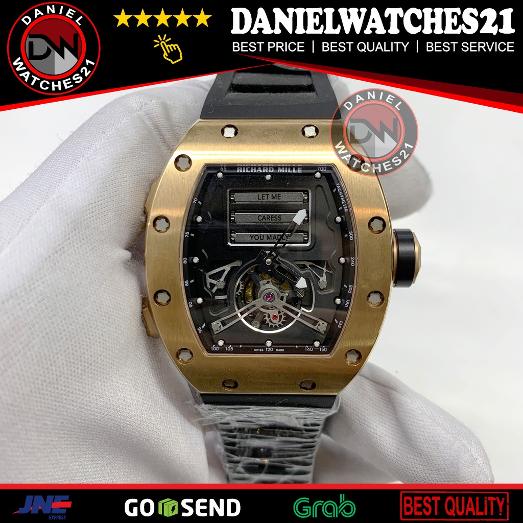 Jual JAM TANGAN MODEL RM 69 Ti 01/3 RG LIMITED EDITION (KV) | Shopee ...