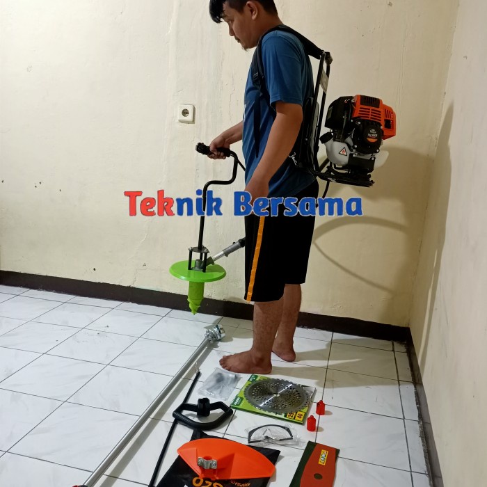 Jual Mesin Potong Rumput Bor Tanah 4 tak | Shopee Indonesia