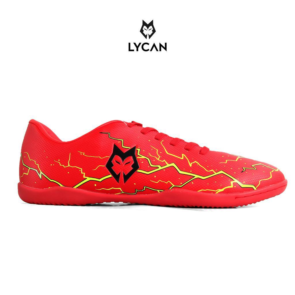 Jual LYCAN Sepatu Futsal Blitz IN Red/Yellow | Shopee Indonesia
