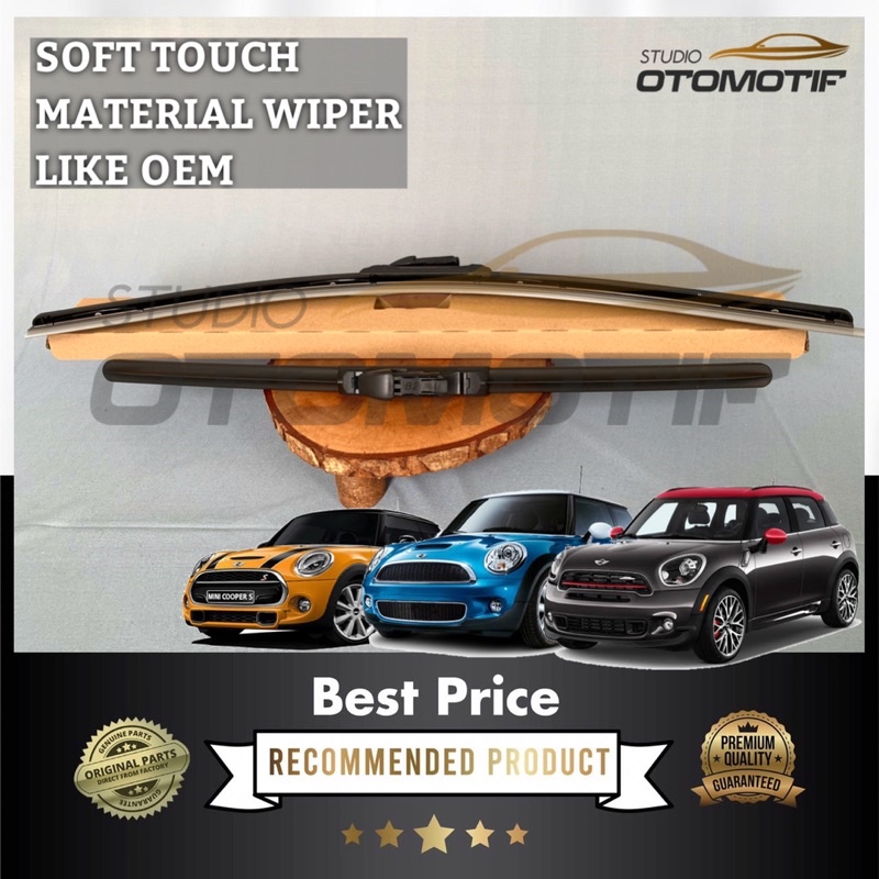 Jual WIPER MINI COOPER F55 F56 F57 SOFT TOUCH FRAMELESS 2 PCS | Shopee ...