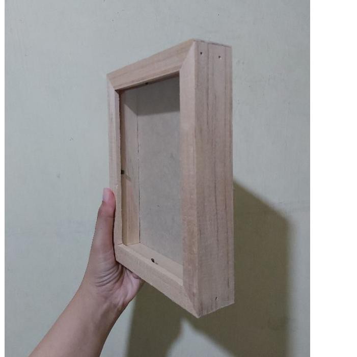 Jual BEST FRAME 5R / FIGURA/ BINGKAI FOTO 3D kayu / POP UP FRAME ...