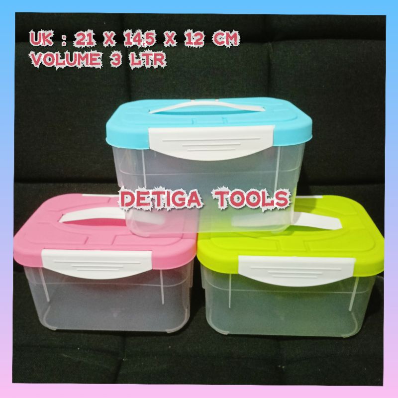 Jual Container Box Mini 3 Liter / Glory Box Serbaguna / Kotak Biggy ...