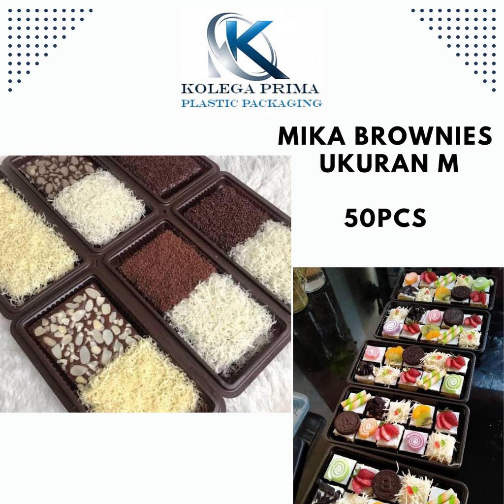 Jual MIKA BROWNIES M POLOS/ MIKA BOLEN/MIKA KUE BASAH/ MIKA BROWNIES ...