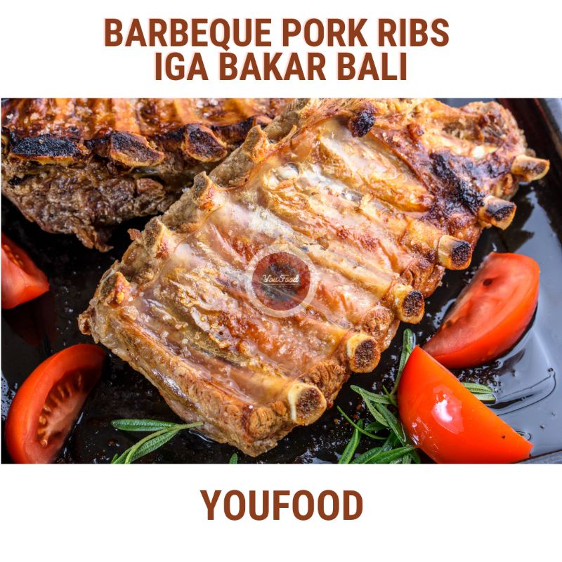 Jual Iga Bakar Babi Barbeque - BBQ Pork Ribs Khas Bali 600gram | Shopee ...