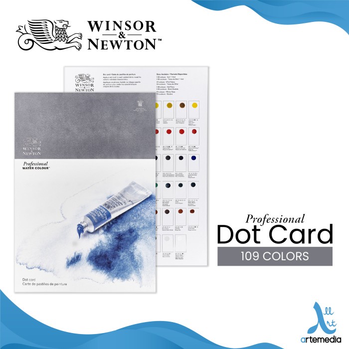 Jual Winsor & Newton Professional Watercolor Dot Card Color Chart ...