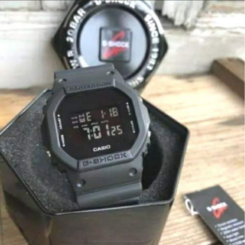 Jual Casio G-Shock GLS5600 DW 5600 FULL BLACK BEST SELLER | Shopee ...