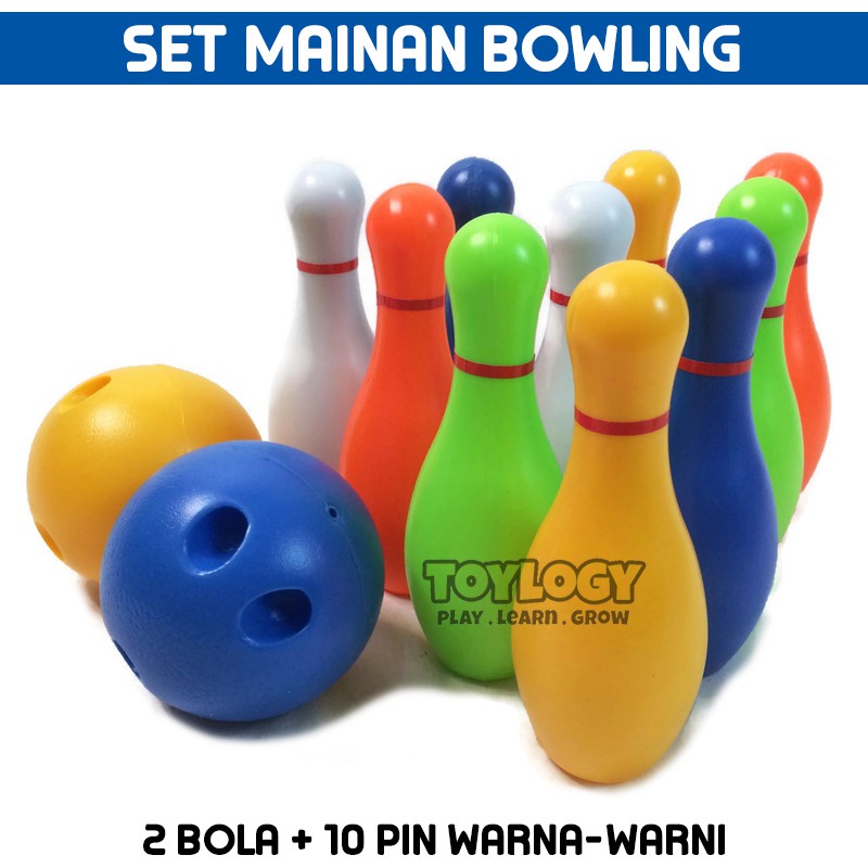 Jual Mainan Anak Bola Bowling Set Olahraga Sport | Shopee Indonesia