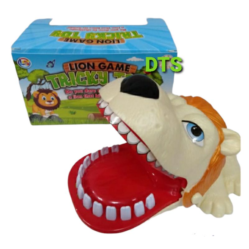Jual ( LZ 10 ) Mainan Singa Gigit Prank Tou Lion Dentist Kemasan Dos ...