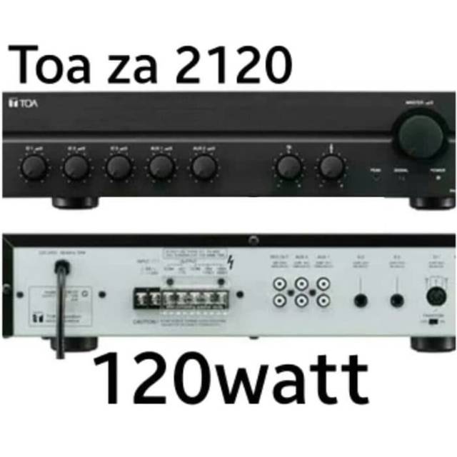 Jual Ampli power TOA ZA-2120.ampli toa.120watt.original toa garansi resmi. | Shopee Indonesia