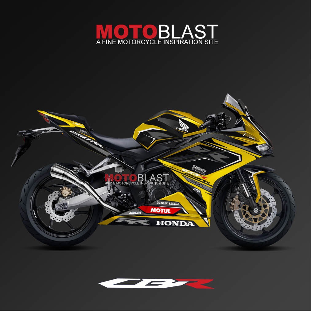 Jual Decal Stiker Motoblast - CBR250RR Yellow Hiraishin Fullbody ...