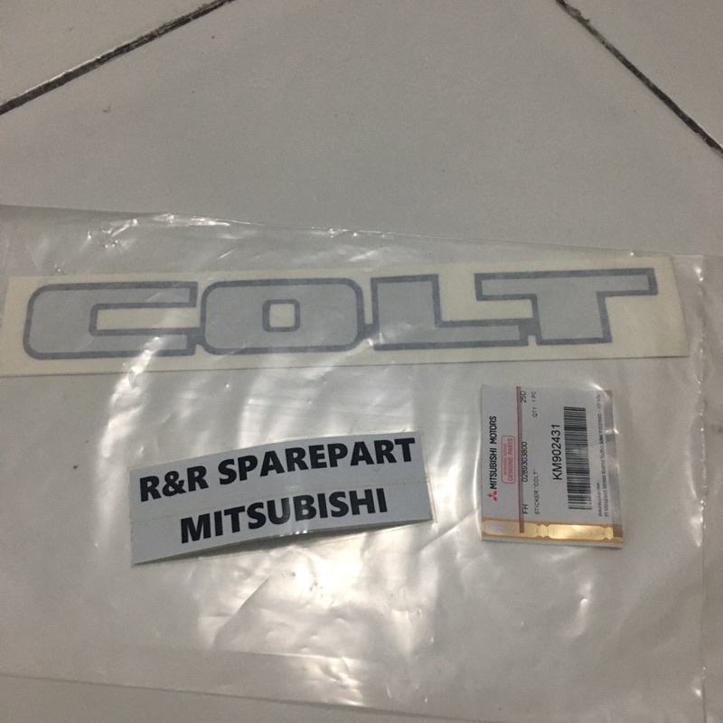 Jual Sticker COLT L300 Original tulisan colt 100% asli Mitsubishi ...