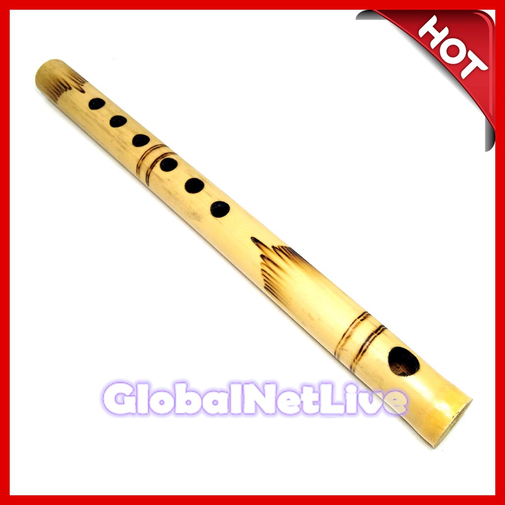 Jual Seruling bambu suling bambu dangdut lobang tiup samping 30 cm ...