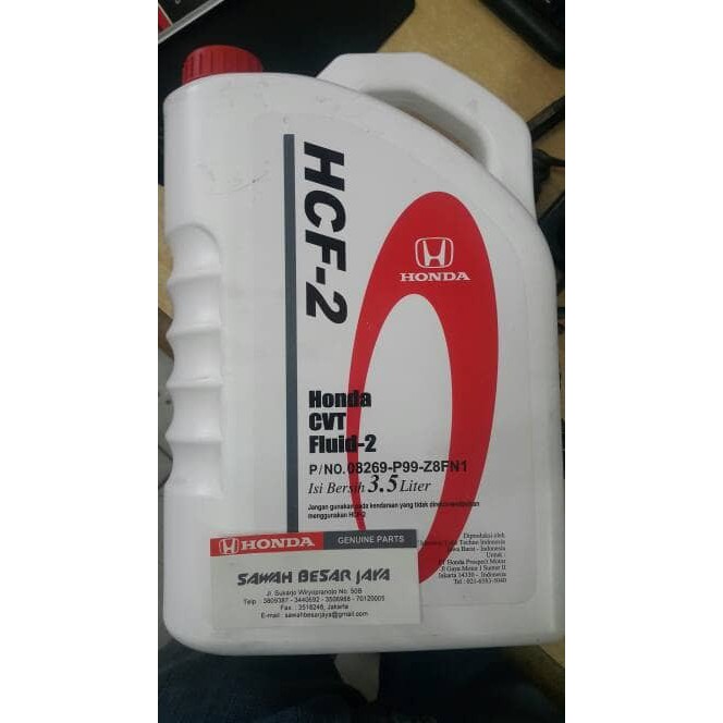 Jual Oli Transmisi HCF - 2 / Honda CVT Fluid Original | Shopee Indonesia