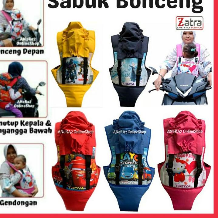 Jual Trendy Sabuk Bonceng Anak Zatra Type Standar dan XL Jumbo Lurik ...