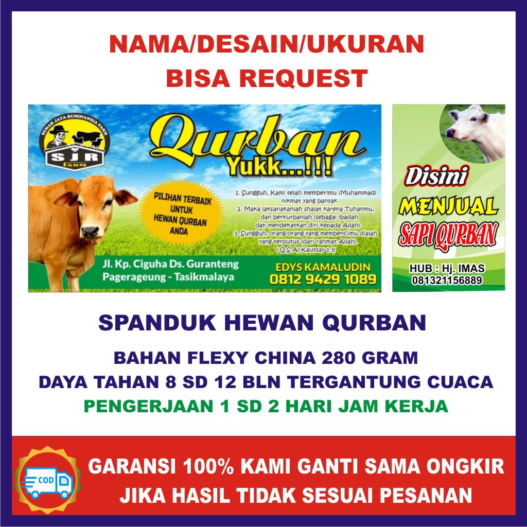 Jual Spanduk Hewan Qurban | Shopee Indonesia