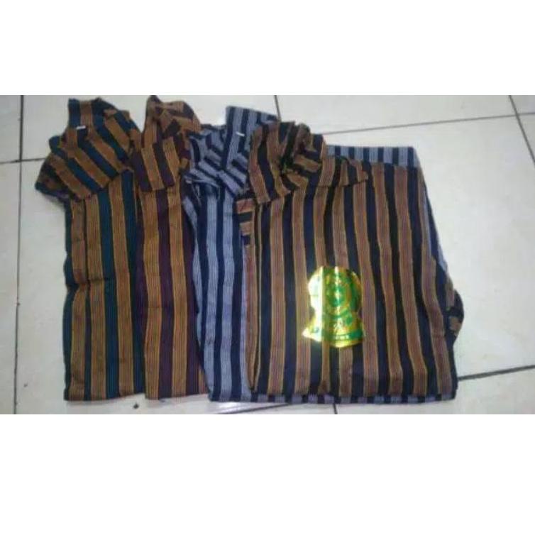 Jual Ready stock Baju Adat Jawa // Baju Surjan Lurik // Baju Sorjan ...