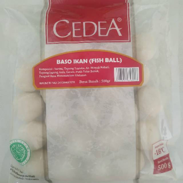 Jual CEDEA BASO IKAN FISH BALL 500 GR | Shopee Indonesia