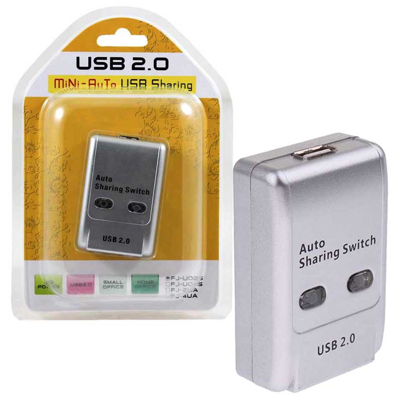 Jual Usb 2.0 auto switch 2 port sharing FJ-uo2s - Usb switcher printer ...